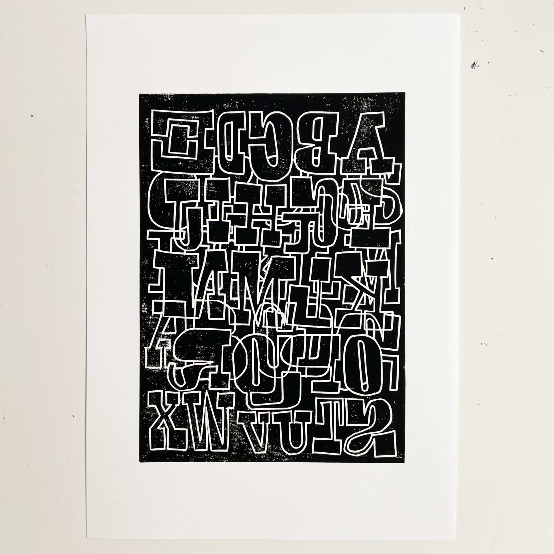 Merle Michaelis / Lettering & Typography — Layer Alphabet